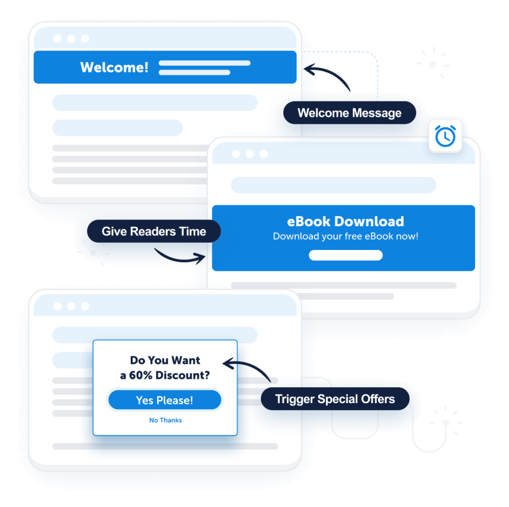 Timed Display Control - Set Up Time-Triggered Popups