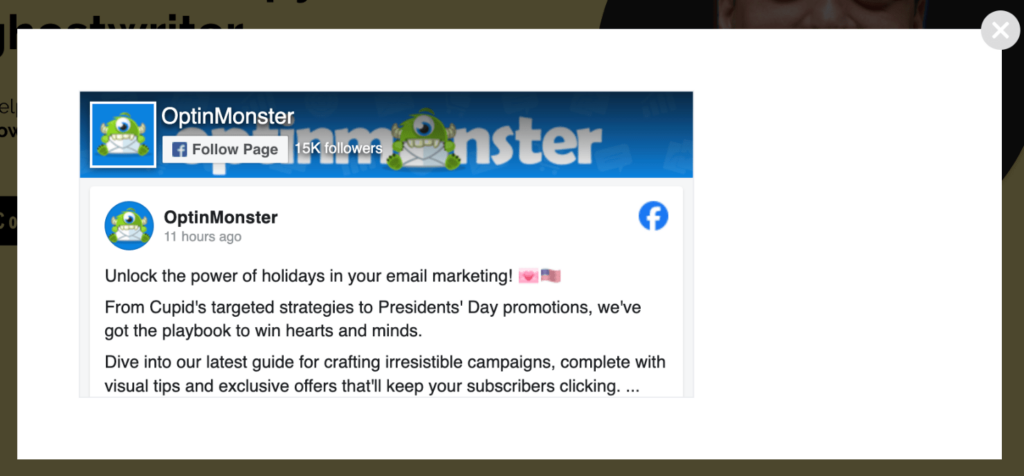 Step-By-Step Tutorial to Create a Like Us On Facebook Popup