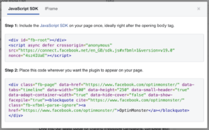 Step-By-Step Tutorial to Create a Like Us On Facebook Popup