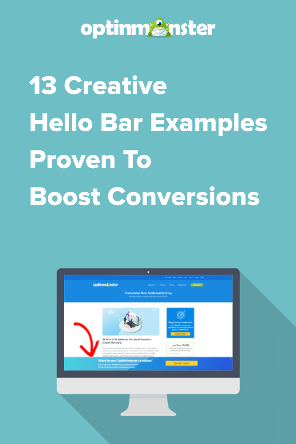 13 Creative Hello Bar Examples Proven To Boost Conversions