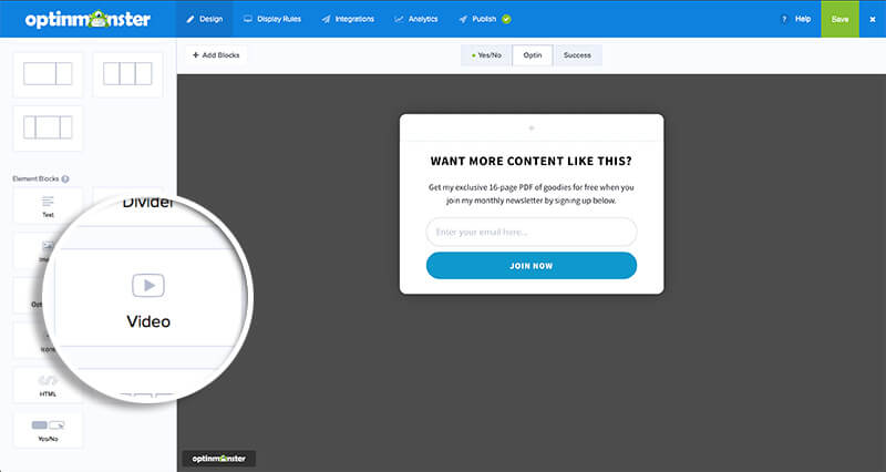 How to Embed a Video in an OptinMonster Campaign