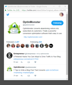 How to Create a "Follow us on Twitter" Popup to Get More Followers