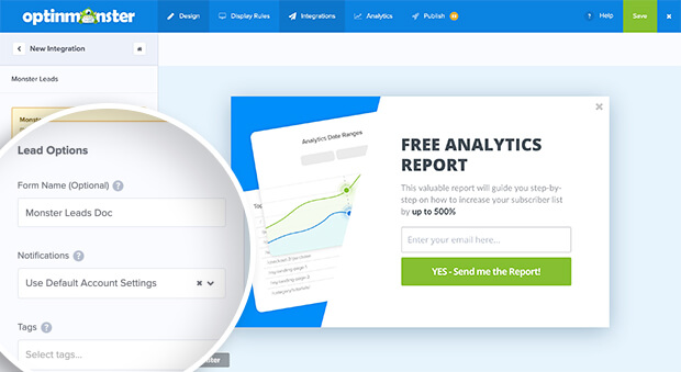 How to Connect Monster Leads with OptinMonster