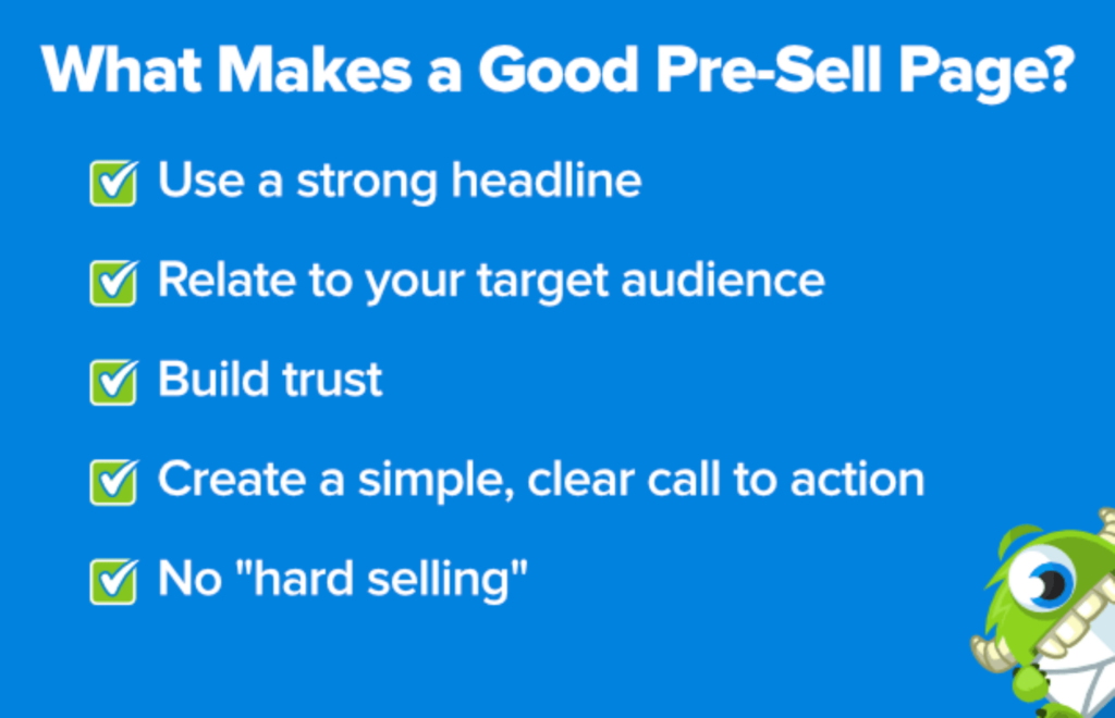 How to Create A Pre-Sell Page in Less Than 5 Minutes