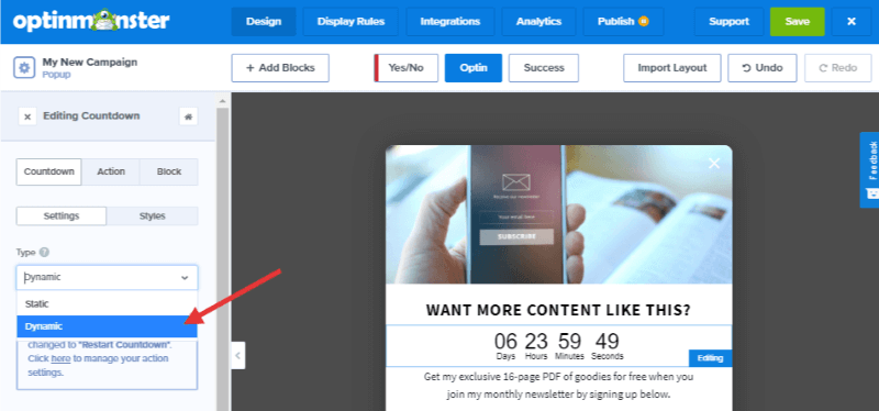 How to Create a Countdown Timer Campaign on Your Website