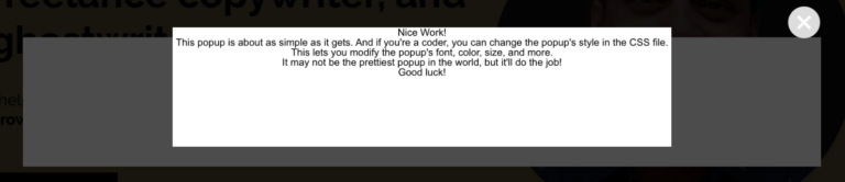 How to Create a CSS and JavaScript Popup Form