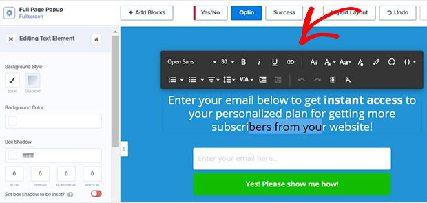 How to Create a Full Page Popup (The Easy Way) - OptinMonster