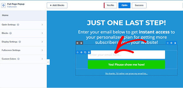 How to Create a Full Page Popup (The Easy Way) - OptinMonster