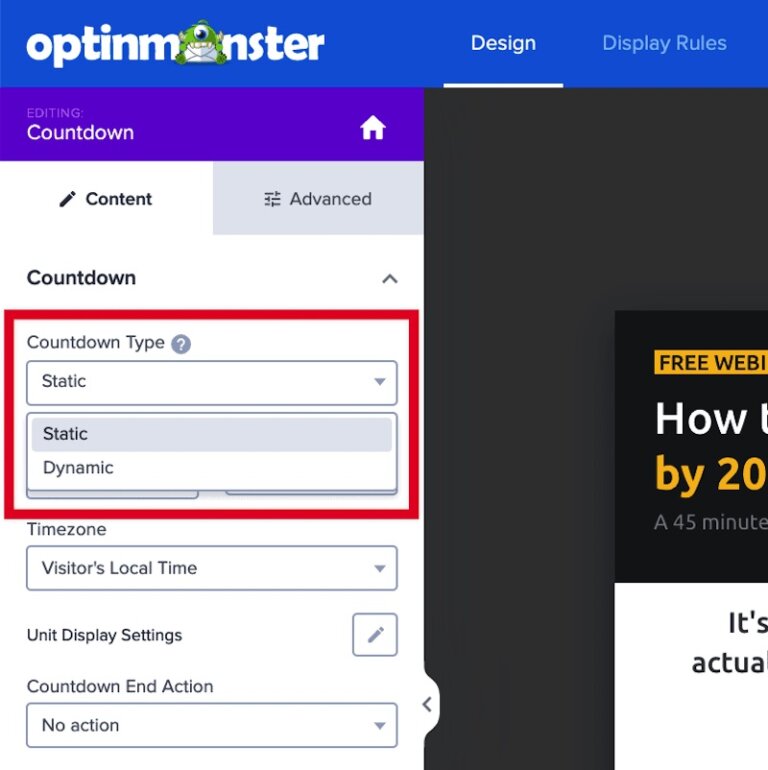 How to Create a Countdown Timer Campaign on Your Website