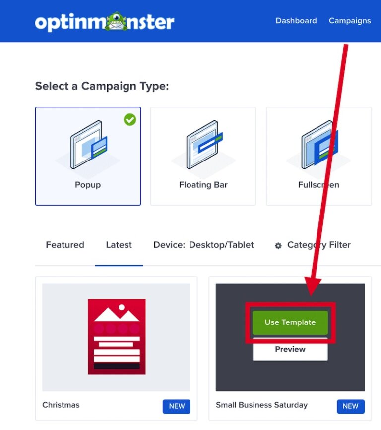 Creating Your First Campaign