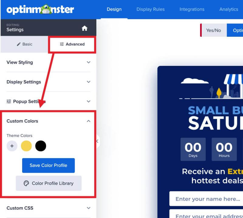 How To Create And Use Color Profiles In OptinMonster OptinMonster