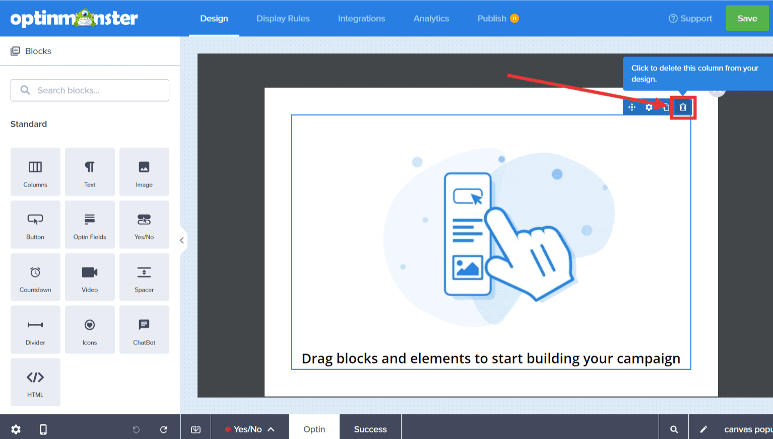 How to Make a Campaign a Clickable Button or Image - OptinMonster