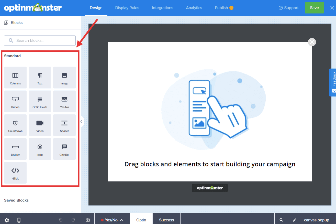 How to Create Custom Designs in OptinMonster with Canvas