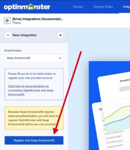 How to Connect OptinMonster with Keap (InfusionSoft)