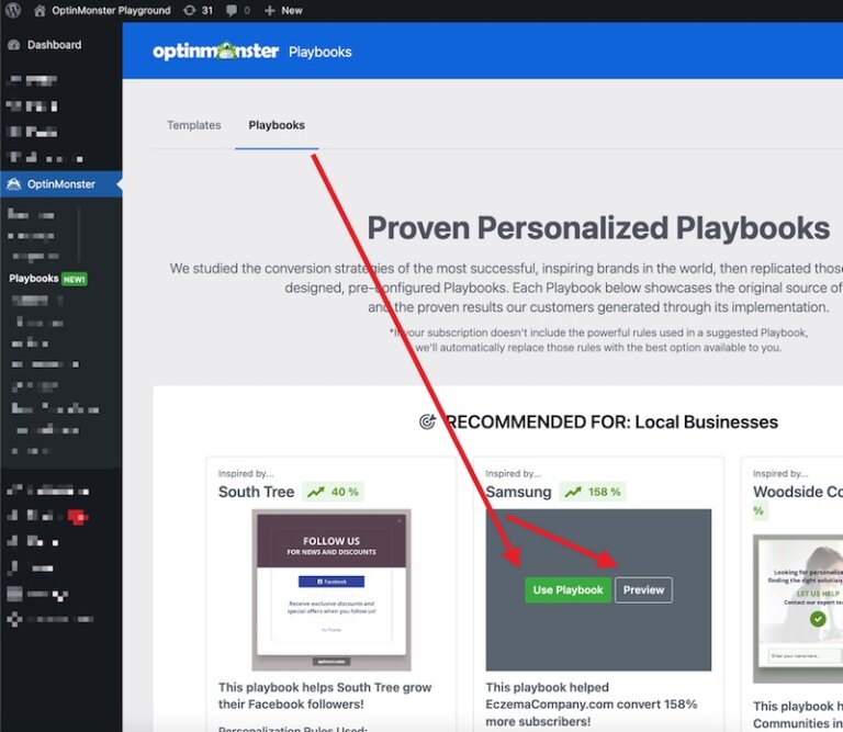 How to Use Playbooks to Create Proven Ready-To-Use Campaigns - OptinMonster