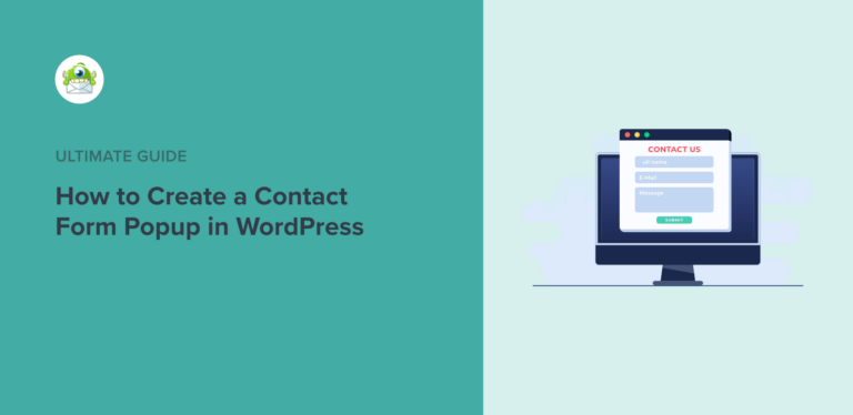 How To Create a WordPress Contact Form Popup
