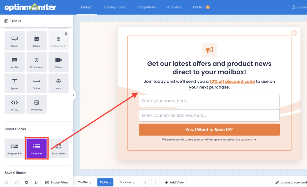 How to Add a List to Your Campaign - OptinMonster