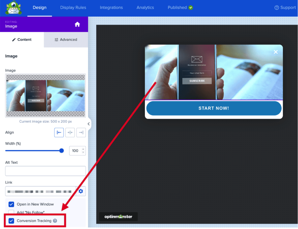 How to Enable Conversion Tracking - OptinMonster