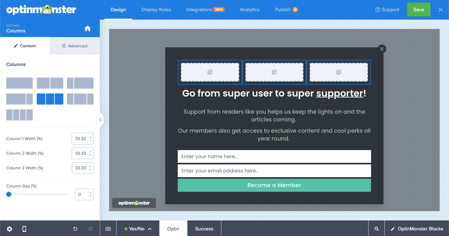 How to Choose The Right Block For Your Campaign