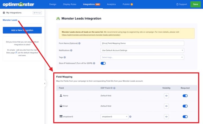 Field Mapping: How to Add Extra Fields to Your Campaign Form