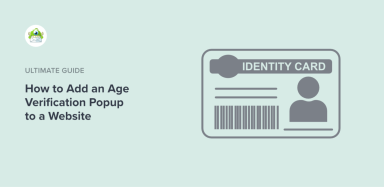 Step By Step Tutorial To Add Age Verification To Websites