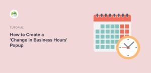 How to Create a Notice to Change Working Hours on Your Site