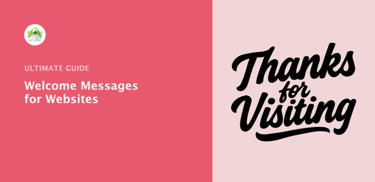 Welcome Message for Website: 11 Examples That Convert Visitors